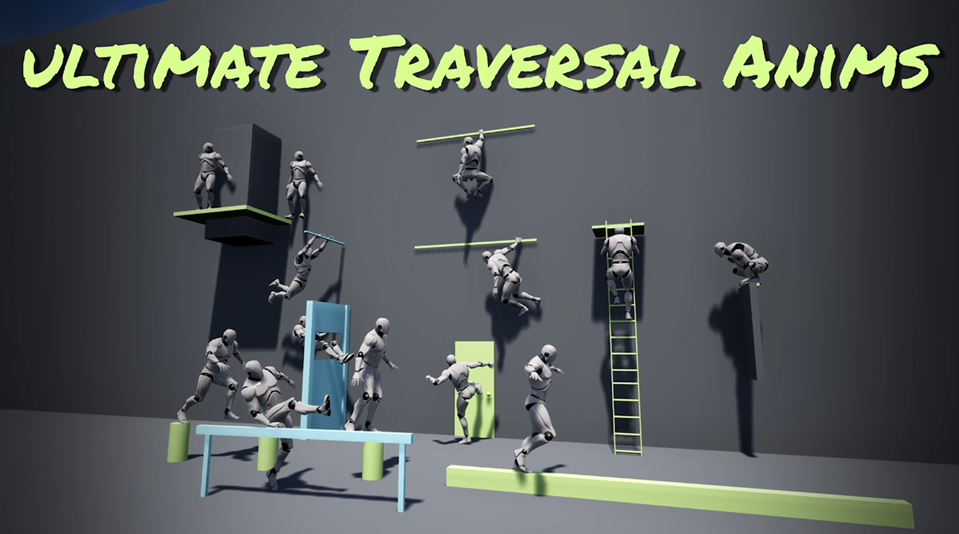Unreal Engine - Ultimate Traversal Anims Download For UE (4.25+)