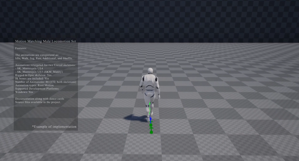 Unreal Engine - Motion Matching Male Locomotion Set v5.3 For UE (5.0-5.5) Unreal Engine - Motion Matching Male Locomotion Set v5.3 For UE (5.0-5.5)