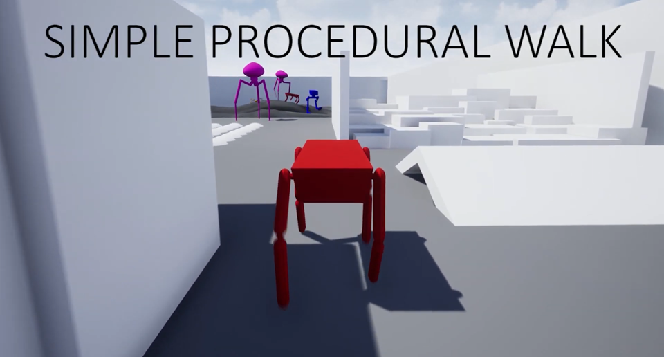 Unreal Engine - Simple Procedural Walk Download v5.3 For UE (4.25-4.27, 5.0-5.5)