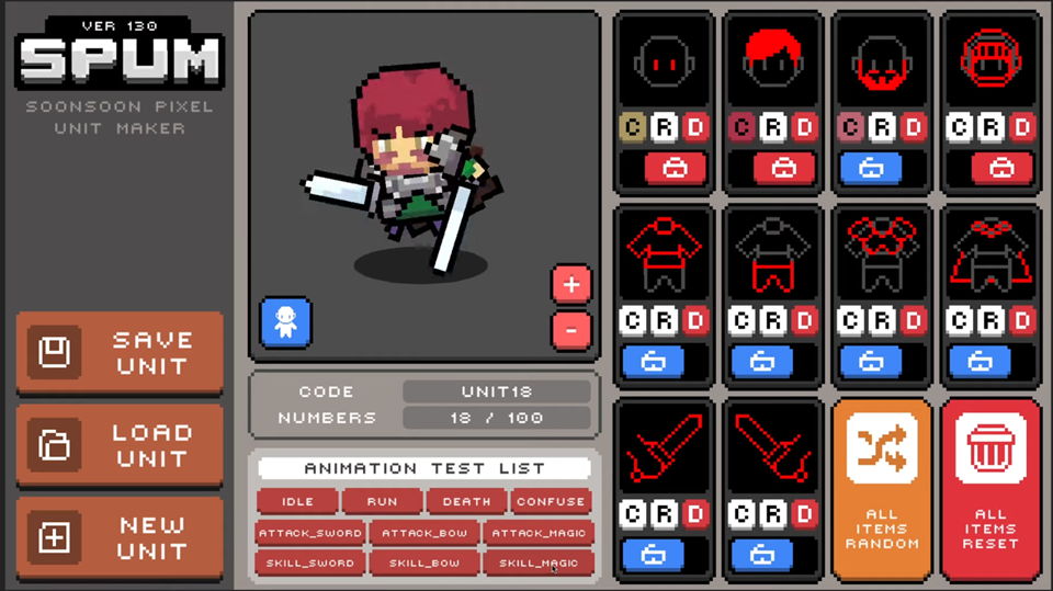 Unity Assets - 2D Pixel Unit Maker SPUM Download v1.7.5